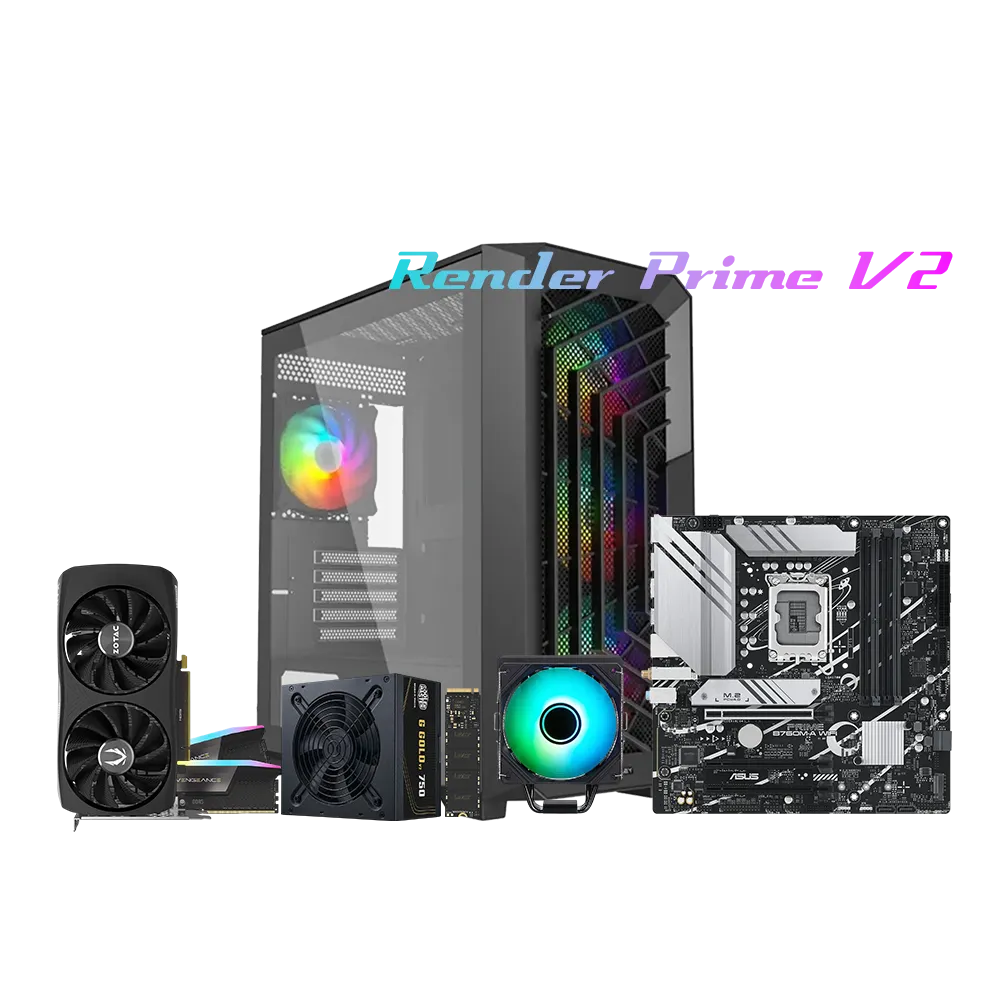 کامپیوتر رندرینگ PC Render Prime V2 - پی سی کالا